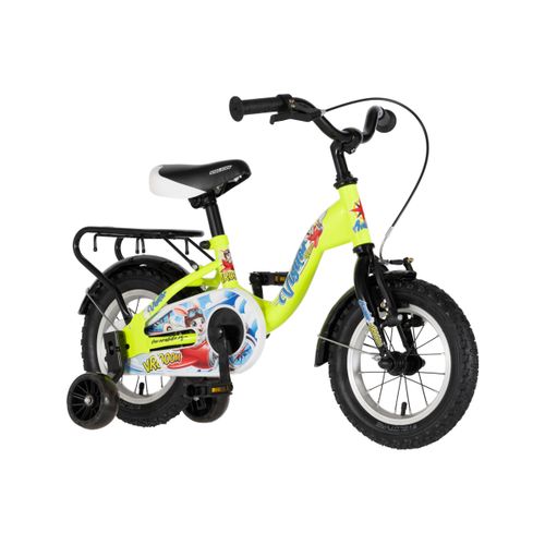 Bicikl Kids Visitor Aviator 12" 8" V-Brake Kontra 95-115cm (12") Neon Zeleni