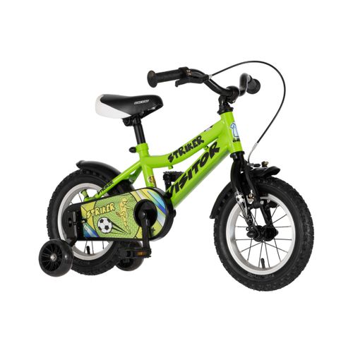 Bicikl Kids Visitor Striker 12" 8" V-Brake Kontra 95-115cm (12") Zeleni Neon