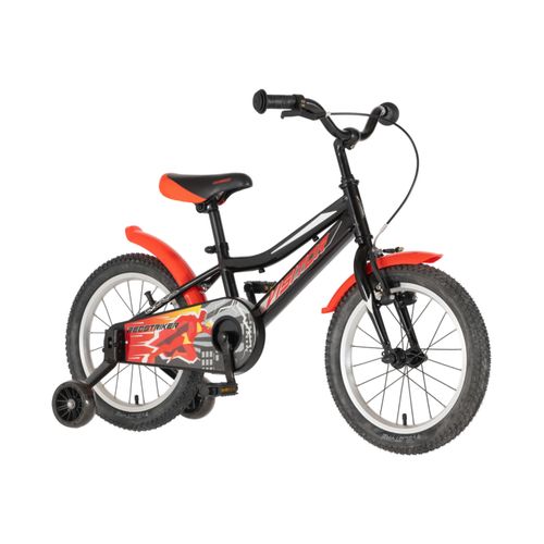 Bicikl Kids Visitor Redstriker 16" 9" V-Brake Kontra 105-125cm (16") Crno Crveni