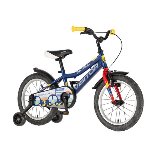 Bicikl Kids Visitor Patrol 16" 9" V-Brake Kontra 105-125cm (16") Plavi Perla