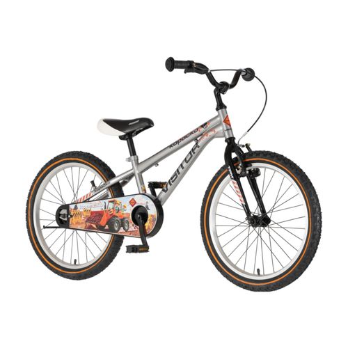 Bicikl Kids Visitor Kopacko 20" 10" V-Brake Kontra 115-135cm (20") Srebrni Uv Sjaj