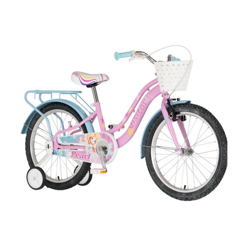 Bicikl Kids Visitor Pearl 20" 10" V-Brake Kontra 115-135cm (20") Roze