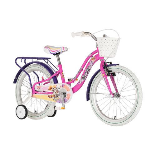 Bicikl Kids Visitor Best Friend 20" 10" V-Brake Kontra 115-135cm (20") Roze Neon Uv Sjaj