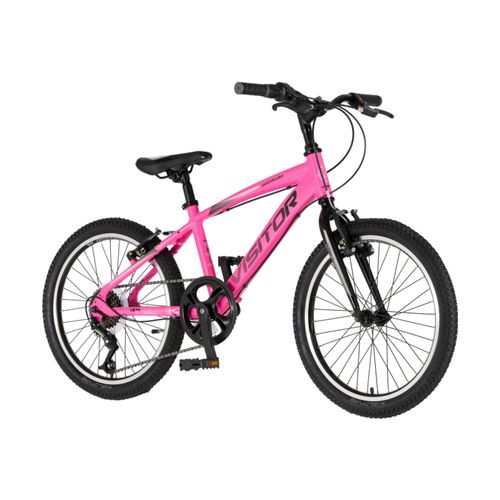Bicikl Junior 20 Visitor Fox Roll Alu 20" Tvrda Alu 12" V-Brake 6 Brzina 132-155cm (Xs) Roze Neon U