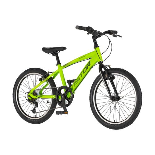 Bicikl Junior 20 Visitor Fox Roll Alu 20" Tvrda Alu 12" V-Brake 6 Brzina 132-155cm (Xs) Zeleni Neon