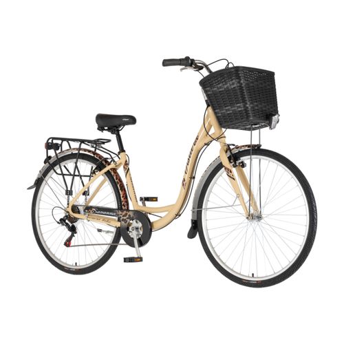 Bicikl Fashion Visitor Savanna 28" Alu 18" V-Brake 6 Brzina 155-178cm (S/M) Bež Leopard