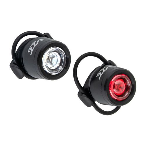 Treptač set solo alu white/red led
