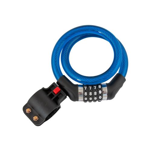 Brava spiralna na šifru 4 broja 15 x 650mm plava sa držačem