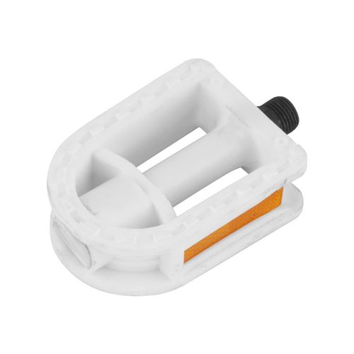 Pedala dečja pvc bela bez ležaja 9/16” širi navoj 92 x 55 mm