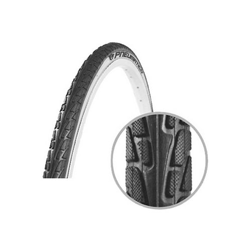Spoljna Guma 26X1.3/8 (37-590) Crna Guma Sa Belim Zidom Velotyre