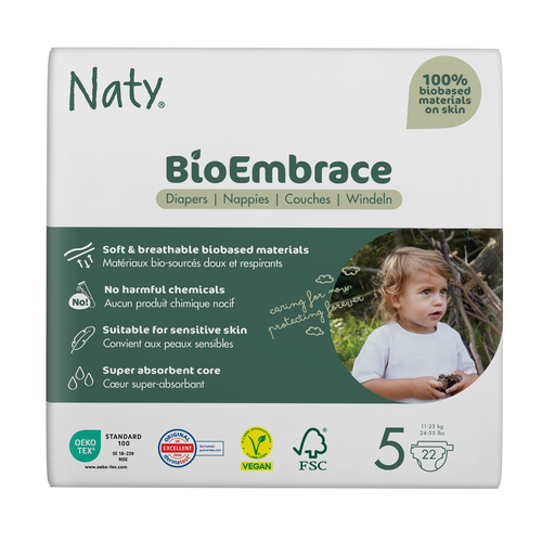 Naty BioEmbrace Pelene veličina 5 (11-25kg)