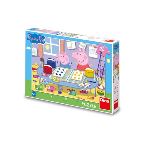 Dino Peppa Pig: Kreativci puzzle set 24 dela