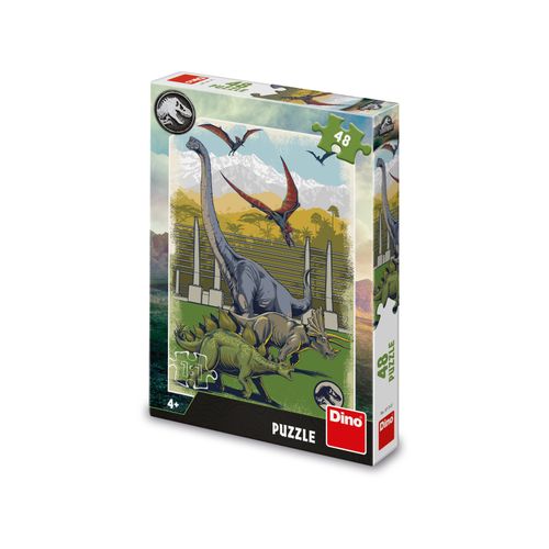 Dino svet iz doba jure puzzle set 48 delova