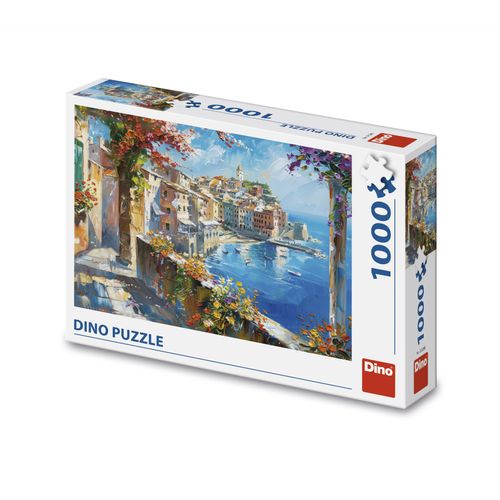 Dino mediteranski grad puzzle set 1000 delova