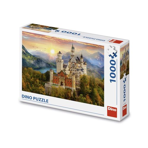Dino slika zamka Neuschwanstein puzzle set 1000 delova