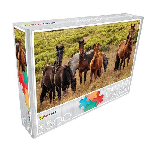 Pan-Graf puzzle 500 - konji