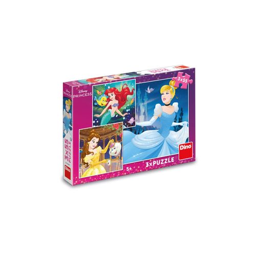 Dino princeze - Puzzle 3x55 delova