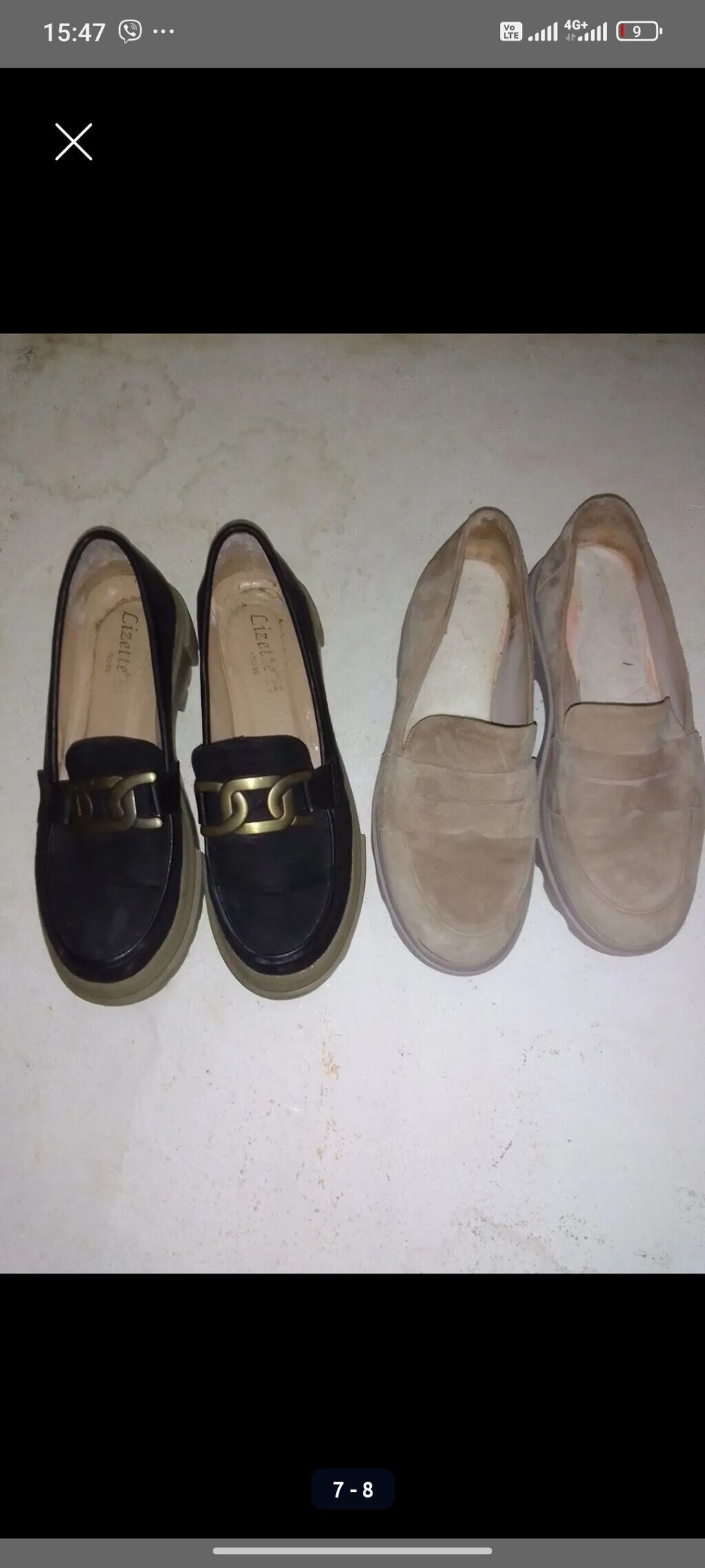 Ženske loafer cipele – 2 para - Model: klasični loaferi sa platformom