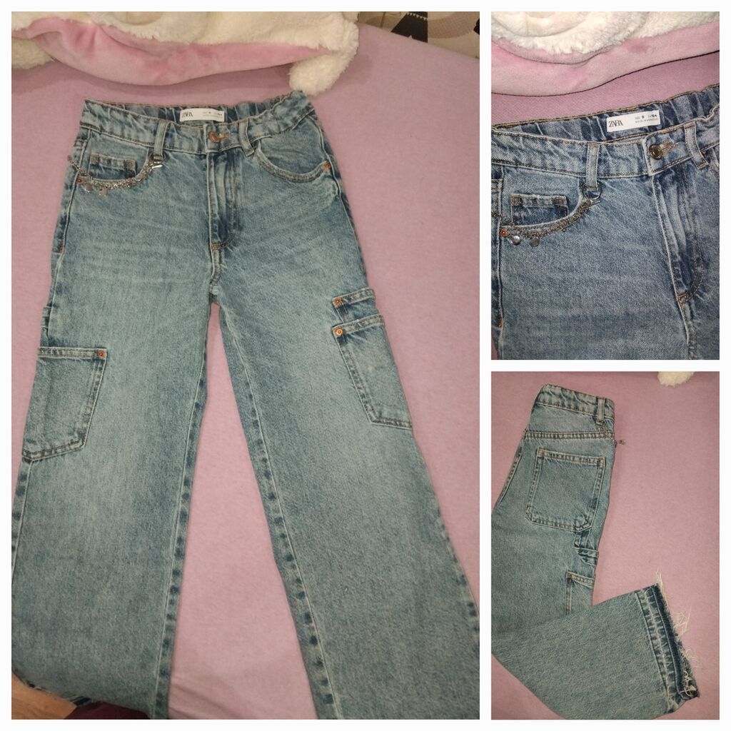 Lot devojčijih pantalona – više modela i brendova (ZARA, Benetton