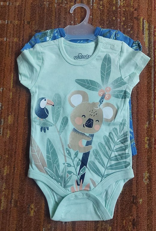 Set odeće za bebe – bodiji i kratki komplet ( paket ), od 6 do 18