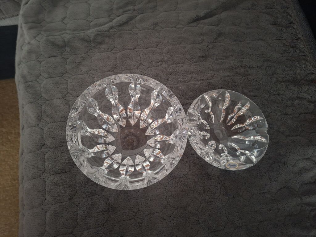 Kristalne posude – set od 2 komada - Materijal: olovni kristal