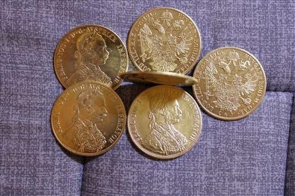        Franc Jozef dukati 24K pozlata           Veliki 1900din/Mali 1200 din