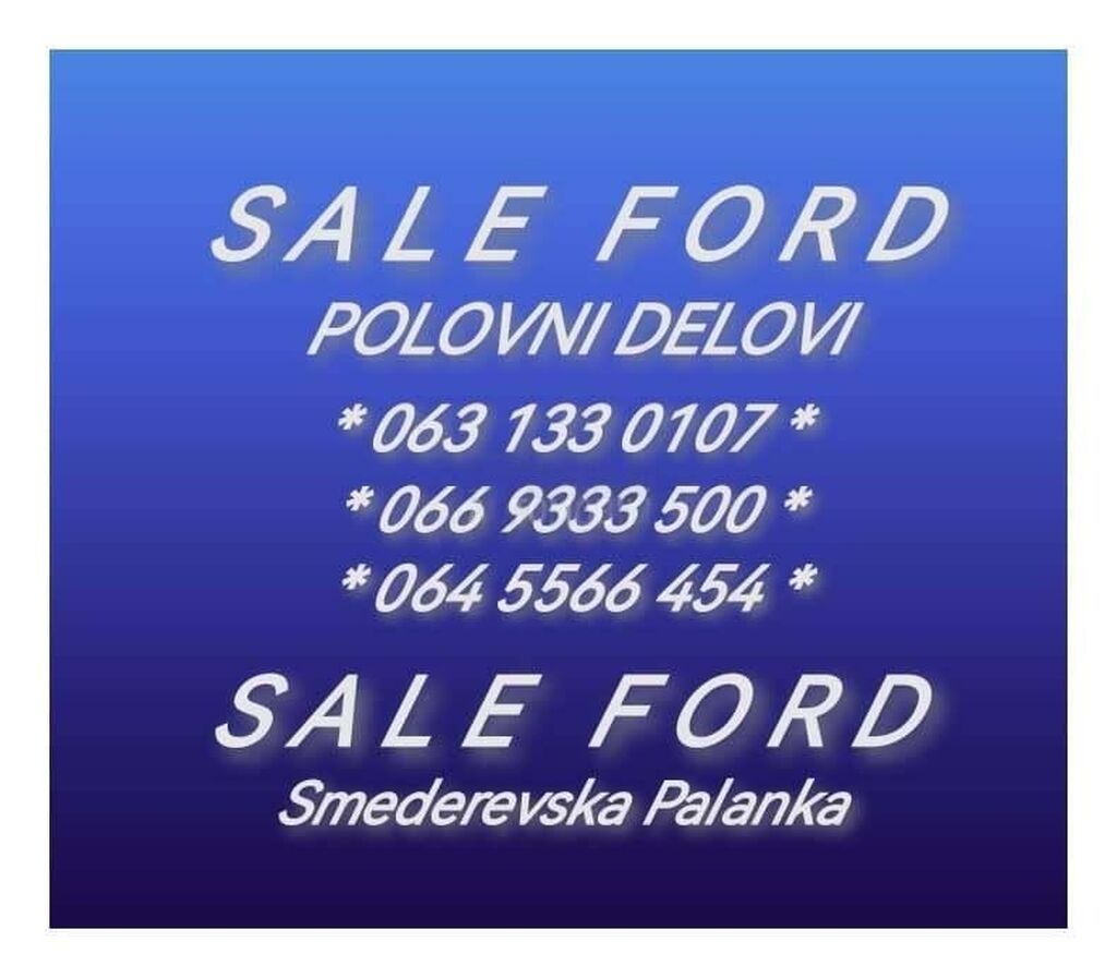 MAGLENKE SVI MODELI ZA FORD FUSION OD 2003. DO 2011. GOD. |