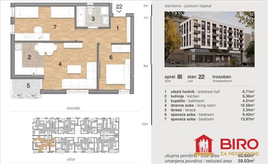 Stan,Novi Sad,Telep,kv: 59.00, ID: 1013283