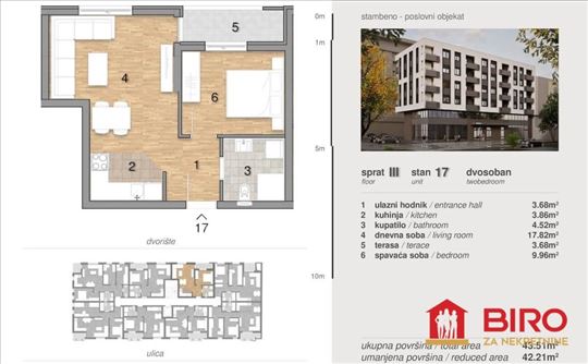 Stan,Novi Sad,Telep,kv: 42.00, ID: 1013270