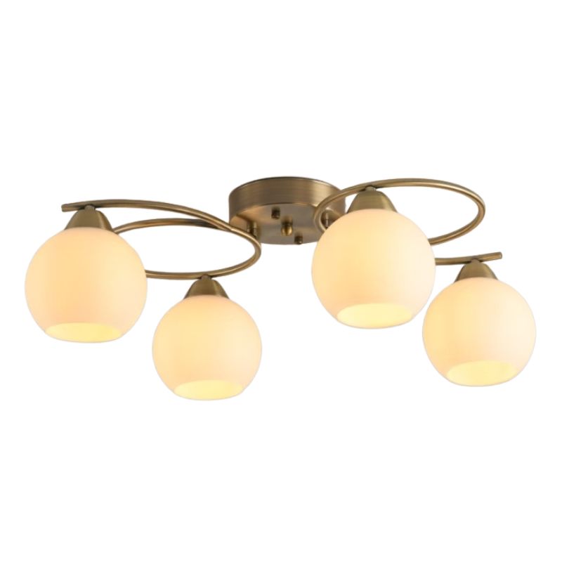 MEGGA, AKIRA PLAFONSKA L. 4R E27 BRASS, 014334