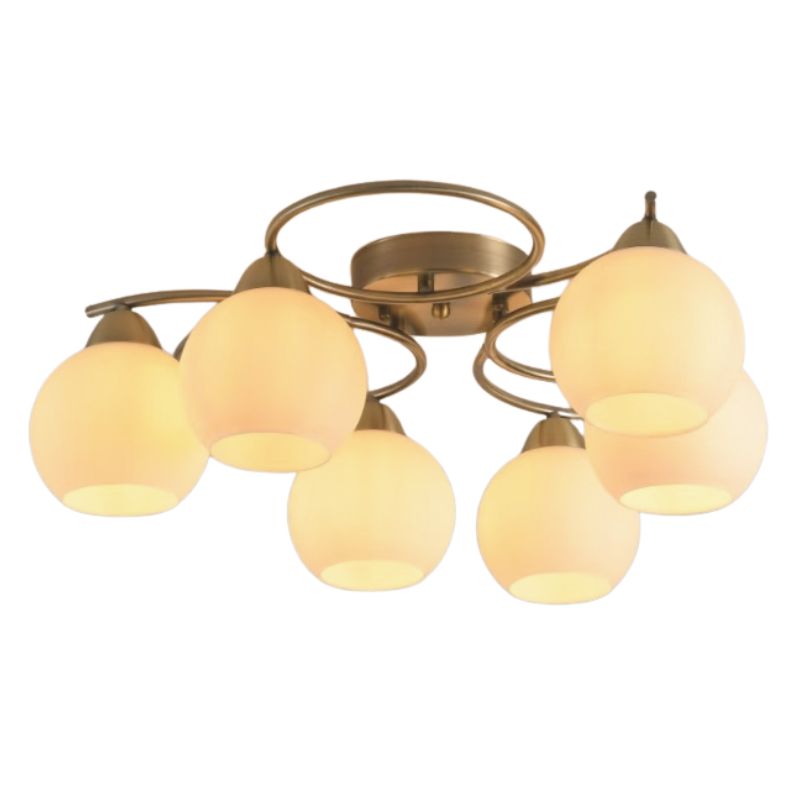 MEGGA, AKIRA PLAFONSKA L. 6R E27 BRASS, 014335