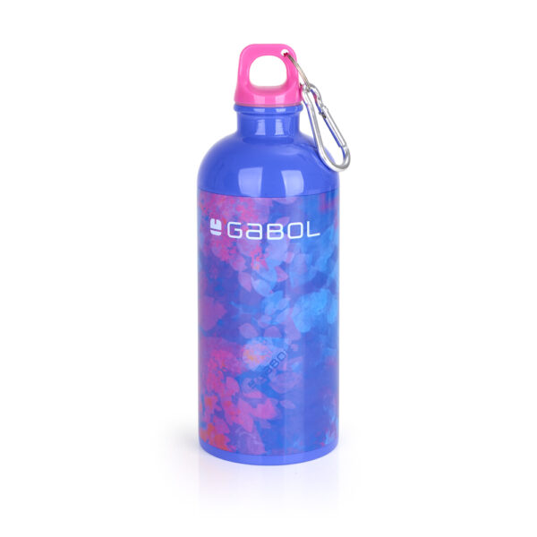 Aluminijumska boca za vodu sa zakačkom 7×21 cm 600ml Sunset
