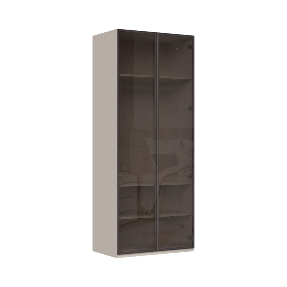 PLAKAR SA ALUMINIJUMSKIM RAMOM Opera P2-2AL