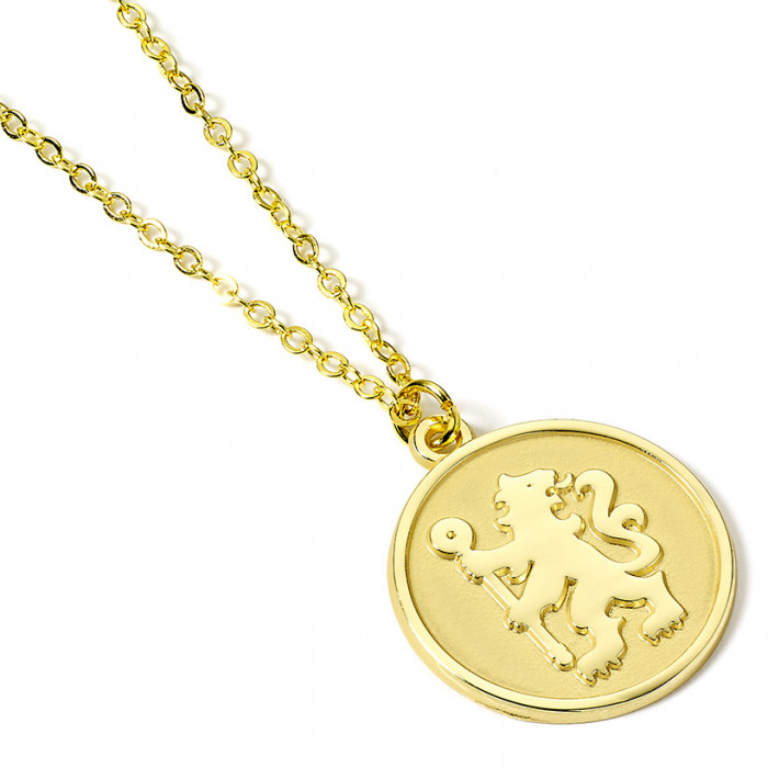 Chelsea Gold Tone Crest ogrlica