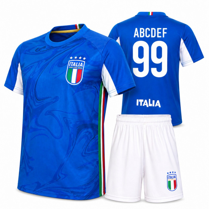 FIGC Italija Mini Kit dječji komplet dres (tisak po želji +16€)