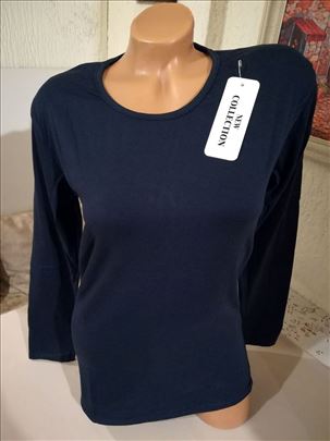 Odlicna ženska pamučna bluza Albatros teget XXL