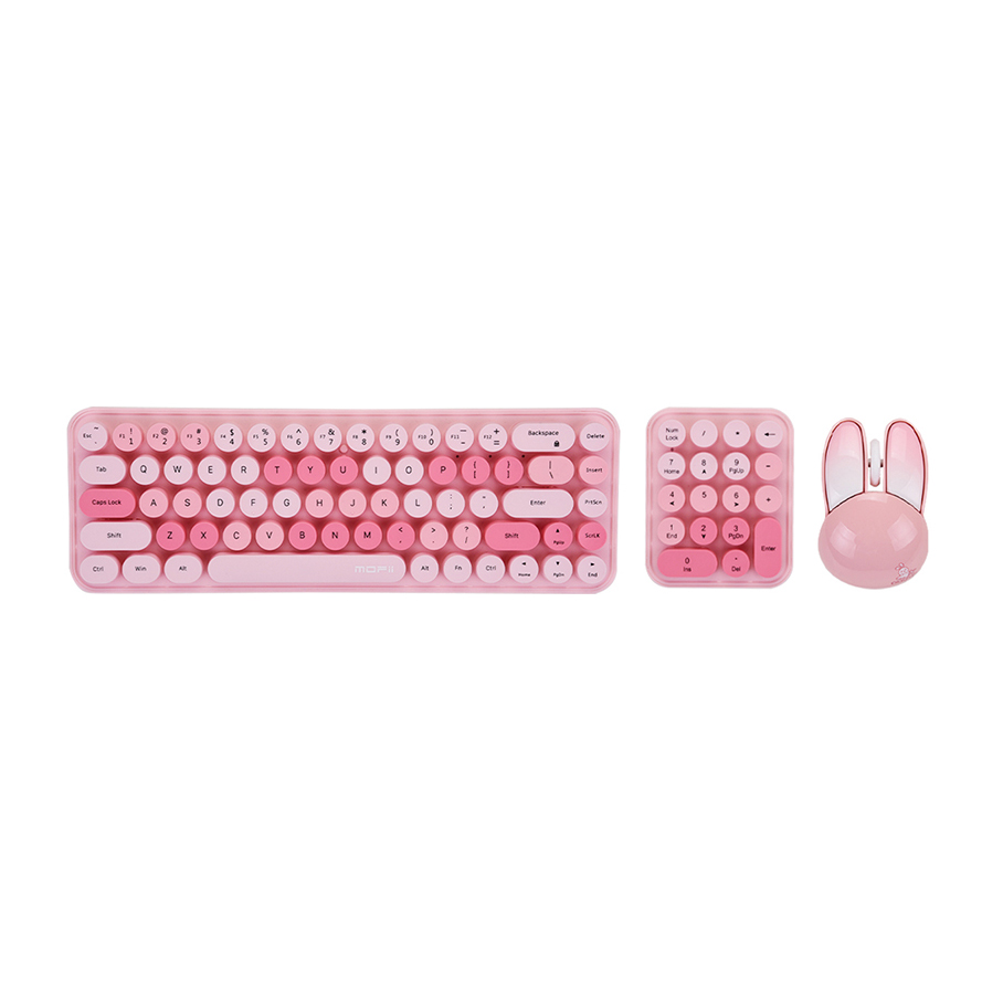 Combo mis i tastatura Coteci 84019 pink