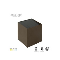 HOME LIGHT Tayo 3W 3CCT Solarna svetiljka braon