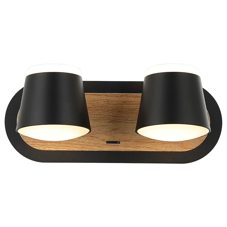 LED zidna lampa F2077-16Z BK+WD