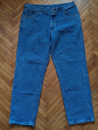 Brutalne vintage plave stonewashed Lee 1889