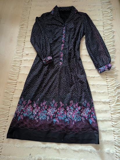 Total vintage haljina moda 70'