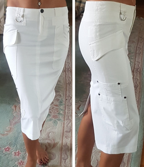 UNGARO fever bela suknja letnja S