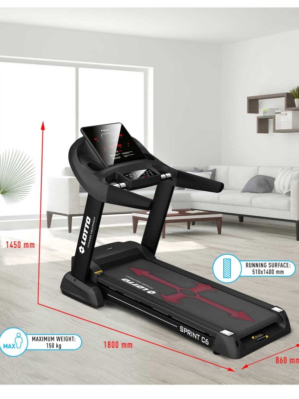 Traka Za Trčanje 20 Km/4,0 Ks Lotto Fitness Sprint C6 200000968695