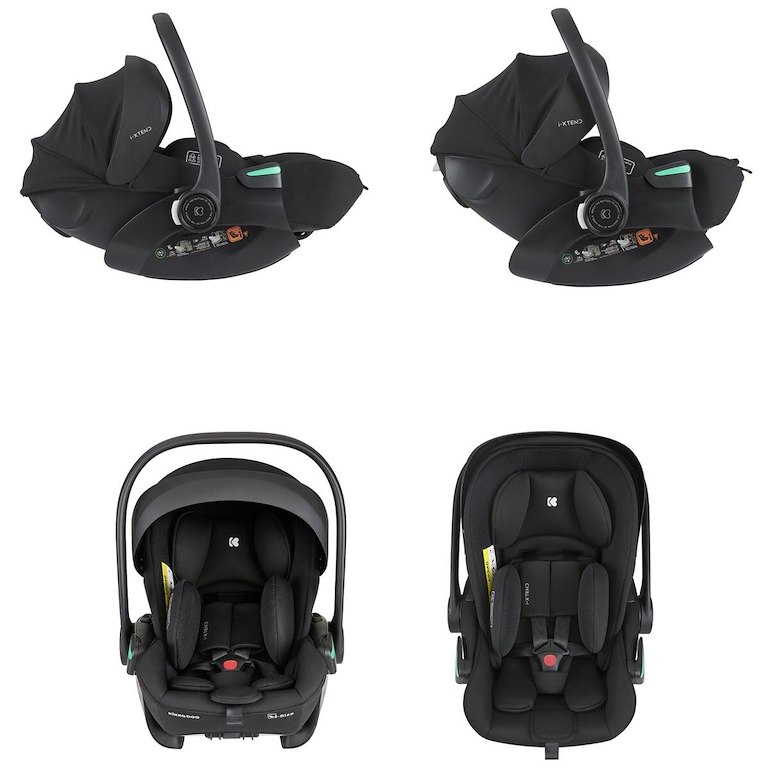 Kikka Boo auto sedište i-Xtend Black 40-87cm