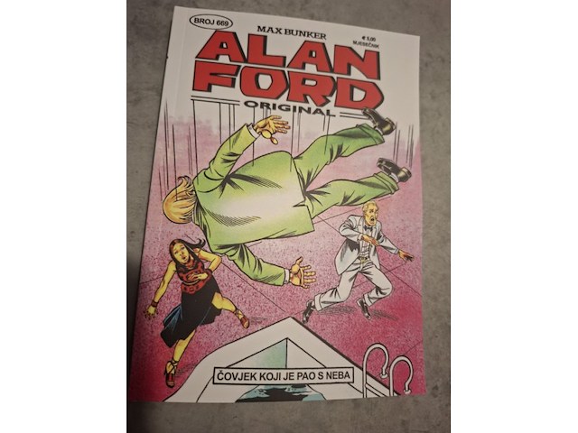 Alan Ford broj 669: Čovjek koji je pao s neba