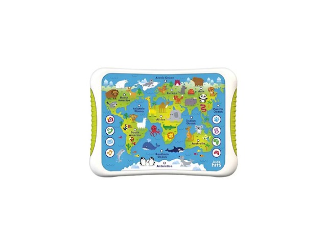 Interaktivni tablet - Kids Hits, Mapa Sveta (srpski)