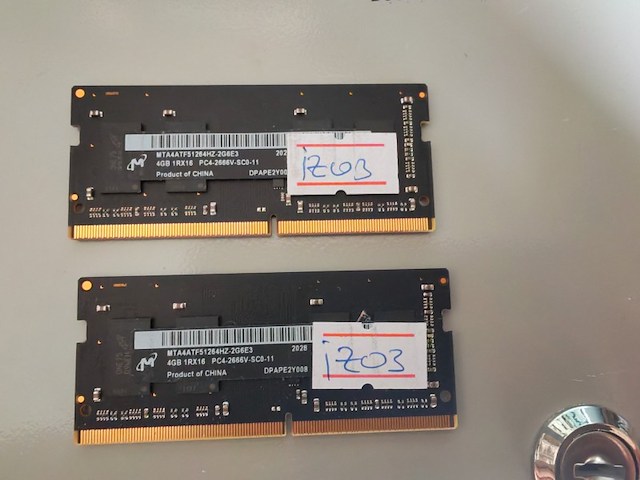 Memorija za laptop ddr4 8Gb 2x4Gb
