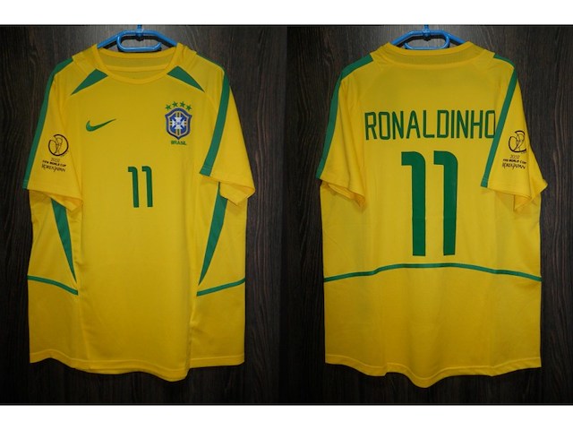 Brazil dres (World Cup 2002) Ronaldinho 11