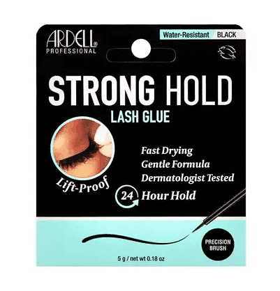 Vodootporni lepak za trepavice na traci - Strong Hold - Crni