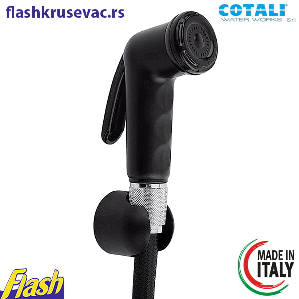 Tuš crevo sa tušem – Higijenski SET crni – Cotali